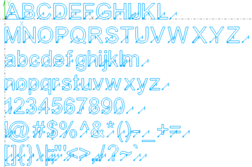 Creating a SmartCAM Font from a Windows Font